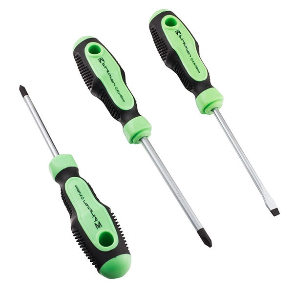SCREWDRIVER SET プラス/マイナス ドライバー3本セット 工具 ツール